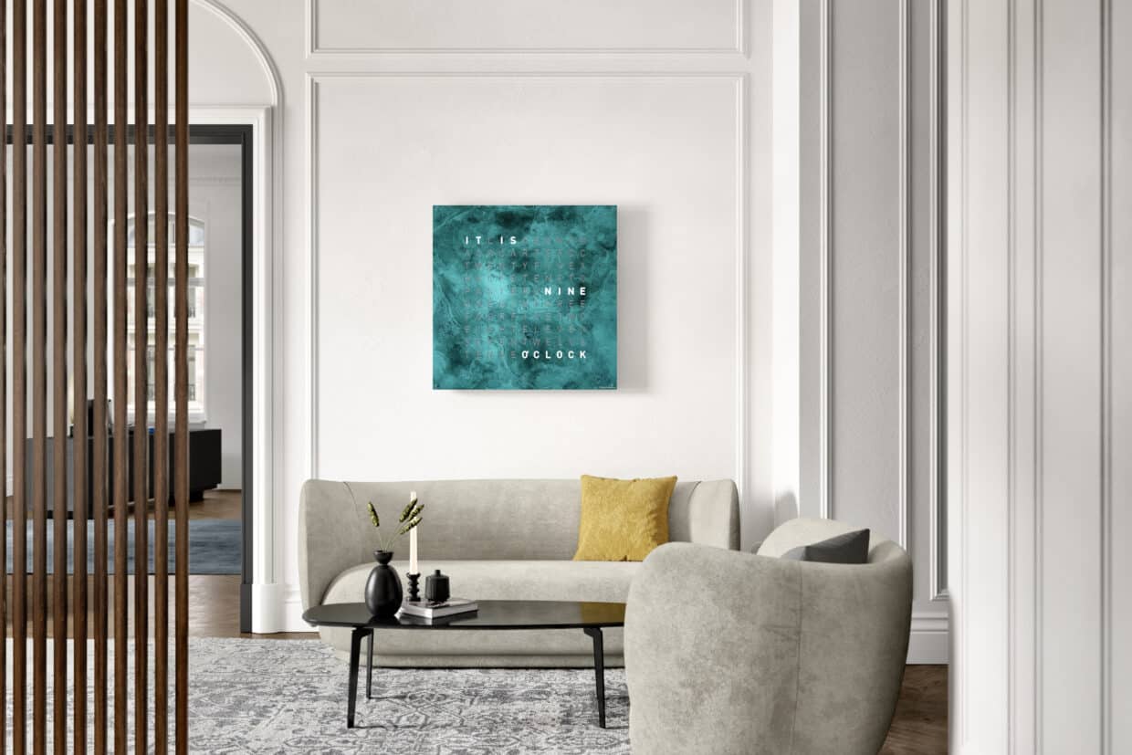 Qlocktwo - Deutsche Manufakturenstrasse